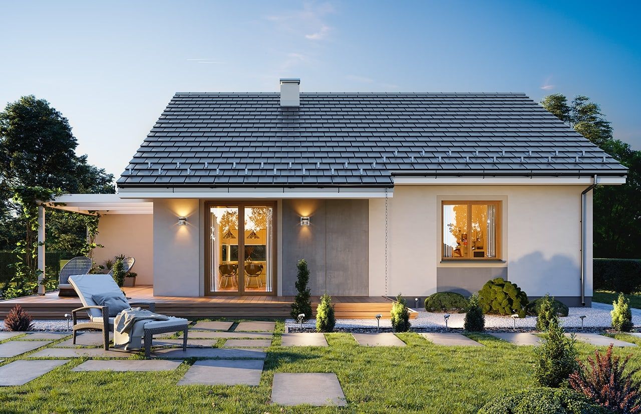 Projekt budynku Zosia 7 | Dom Wolnostojący | Projekty360